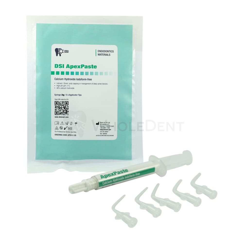 DSI ApexPaste Calcium Hydroxide Non Iodoform Paste 2g Syringe - WholeDent