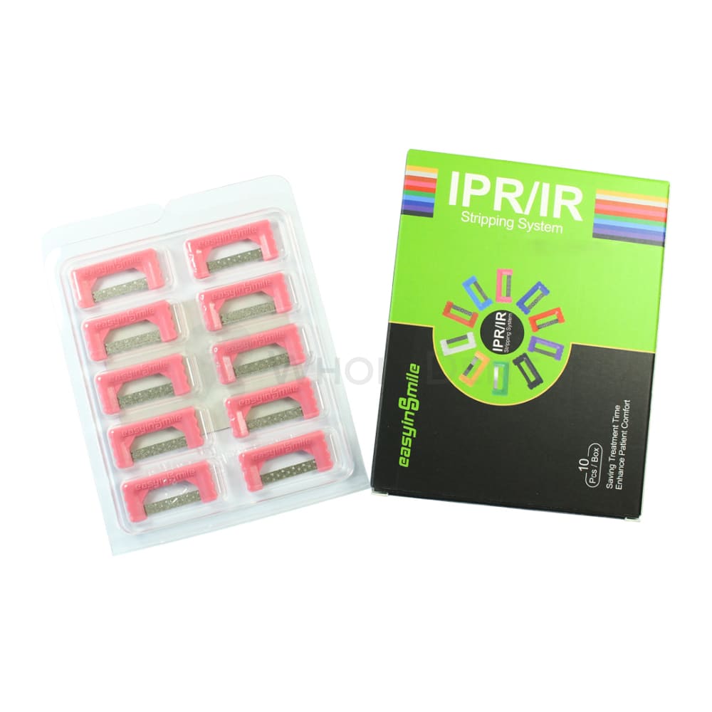 EasyinSmile Perforated Bright Pink IPR Strips Set – WholeDent
