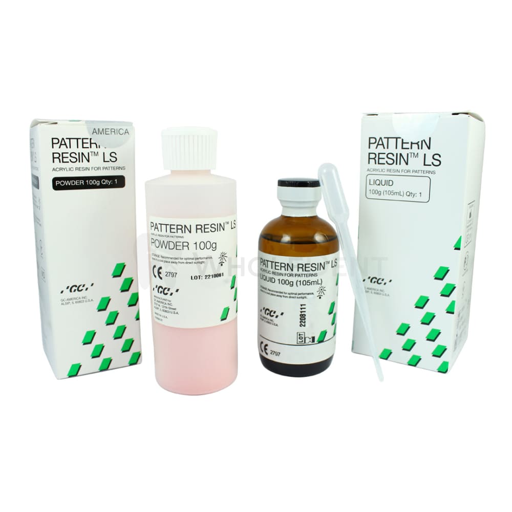 GC Pattern Resin LS Set 100g Powder and 105ml Liquid – WholeDent