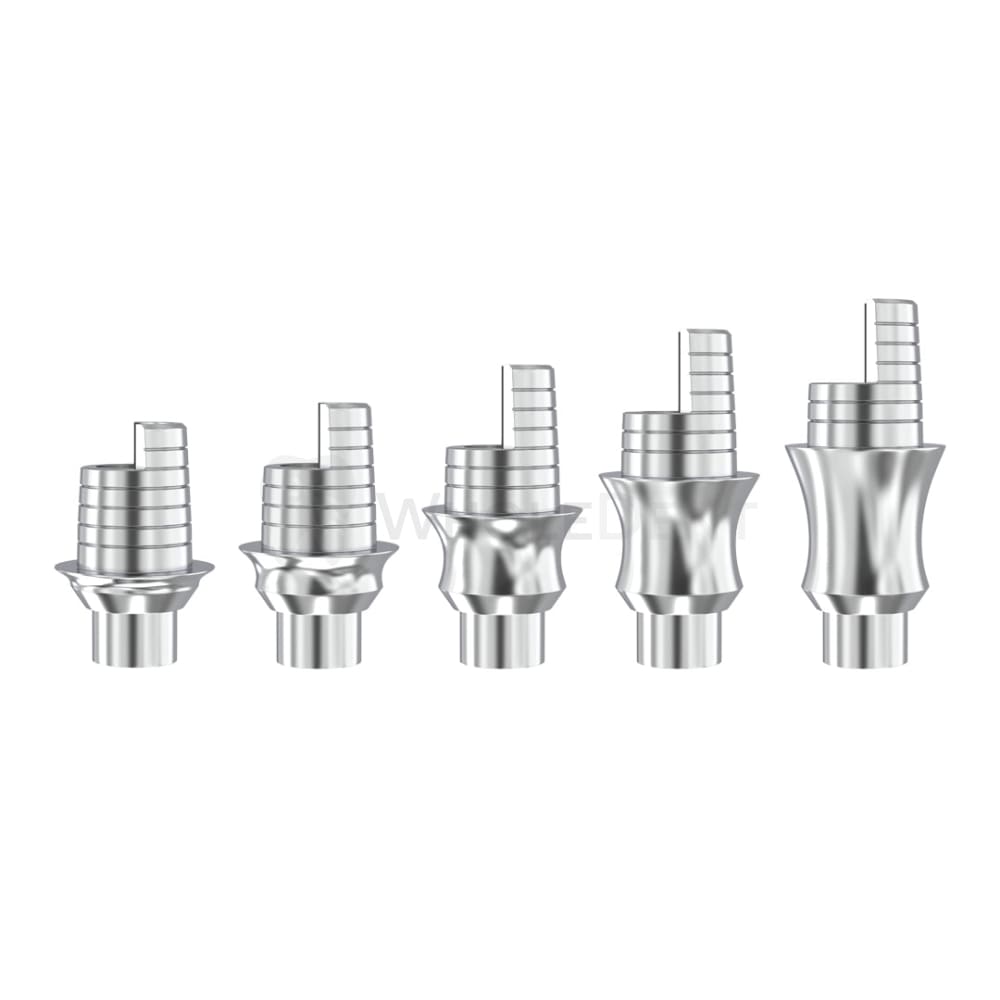 GDT Angulated Rotational Concave Titanium Base – WholeDent