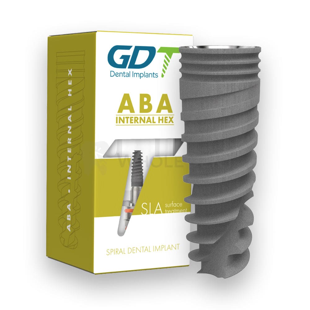 GDT Implants ABA Spiral Implant, Internal Hex – WholeDent