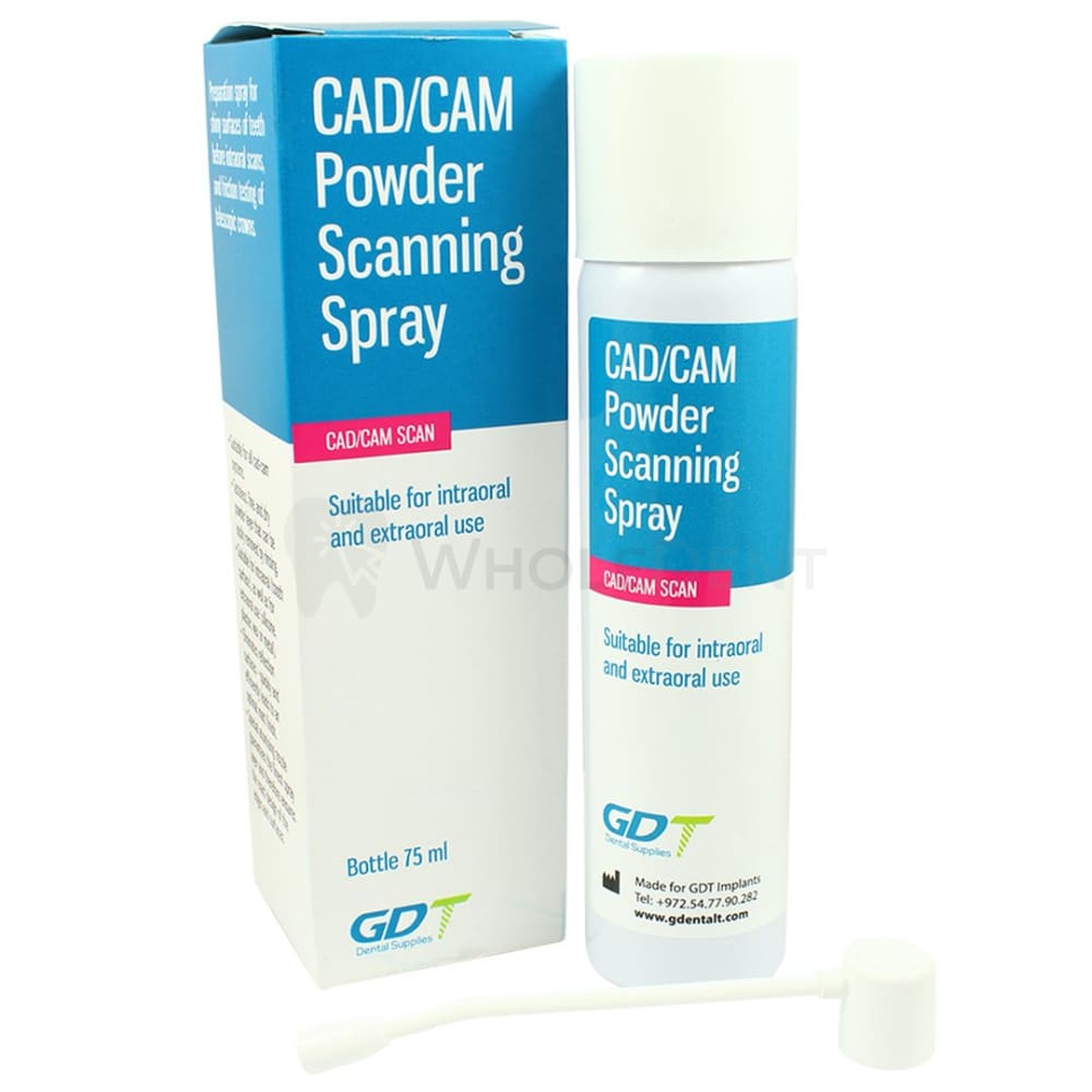 GDT Supplies CAD/CAM Powder Scanning Spray - WholeDent