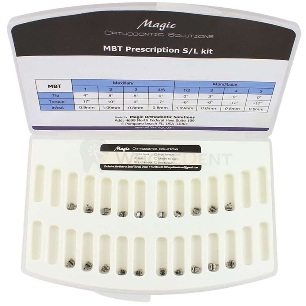 Magic MBT Prescription Self Ligating Brackets Kit – WholeDent