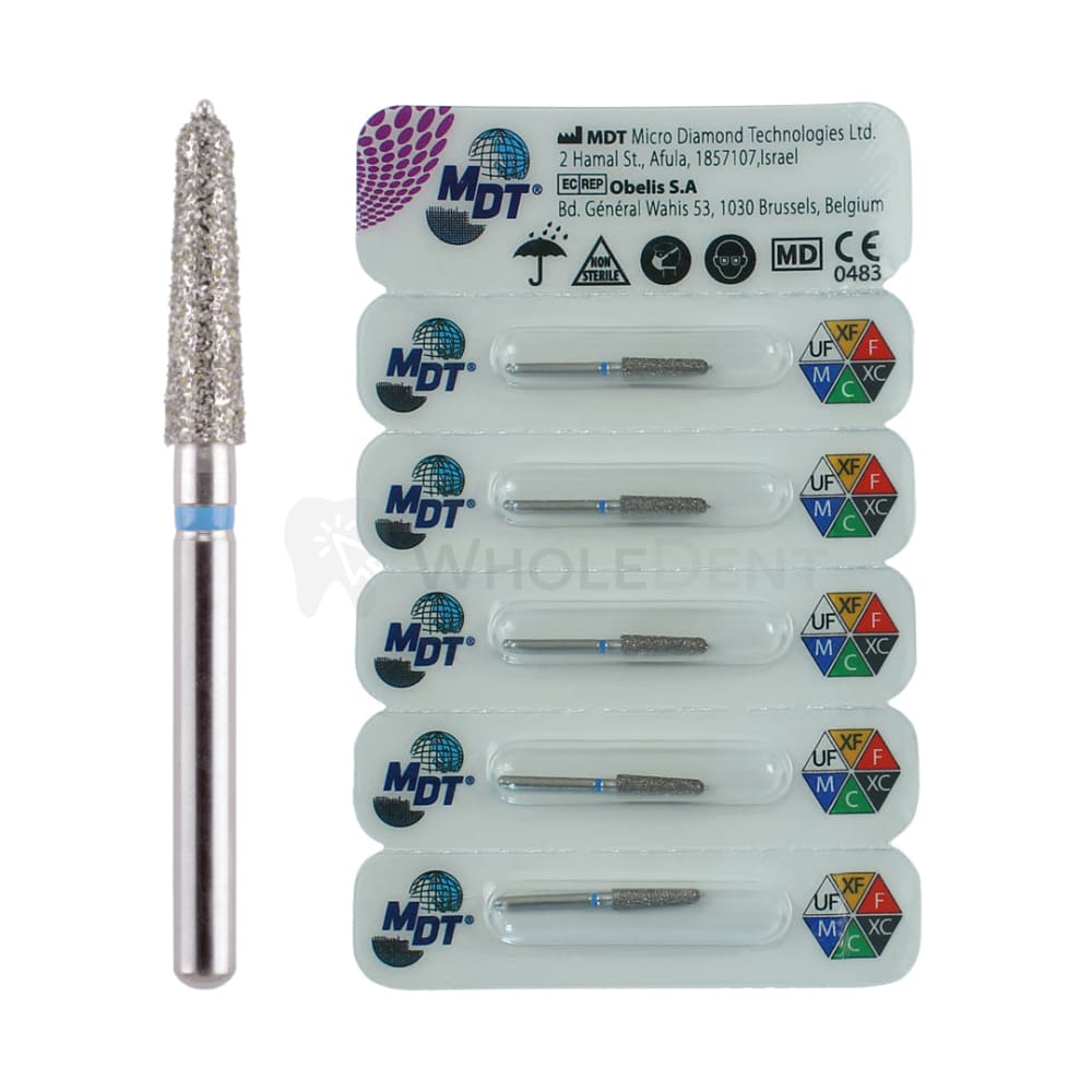 MDT Guide Pin-Taper 508T FG Diamond Burs – WholeDent