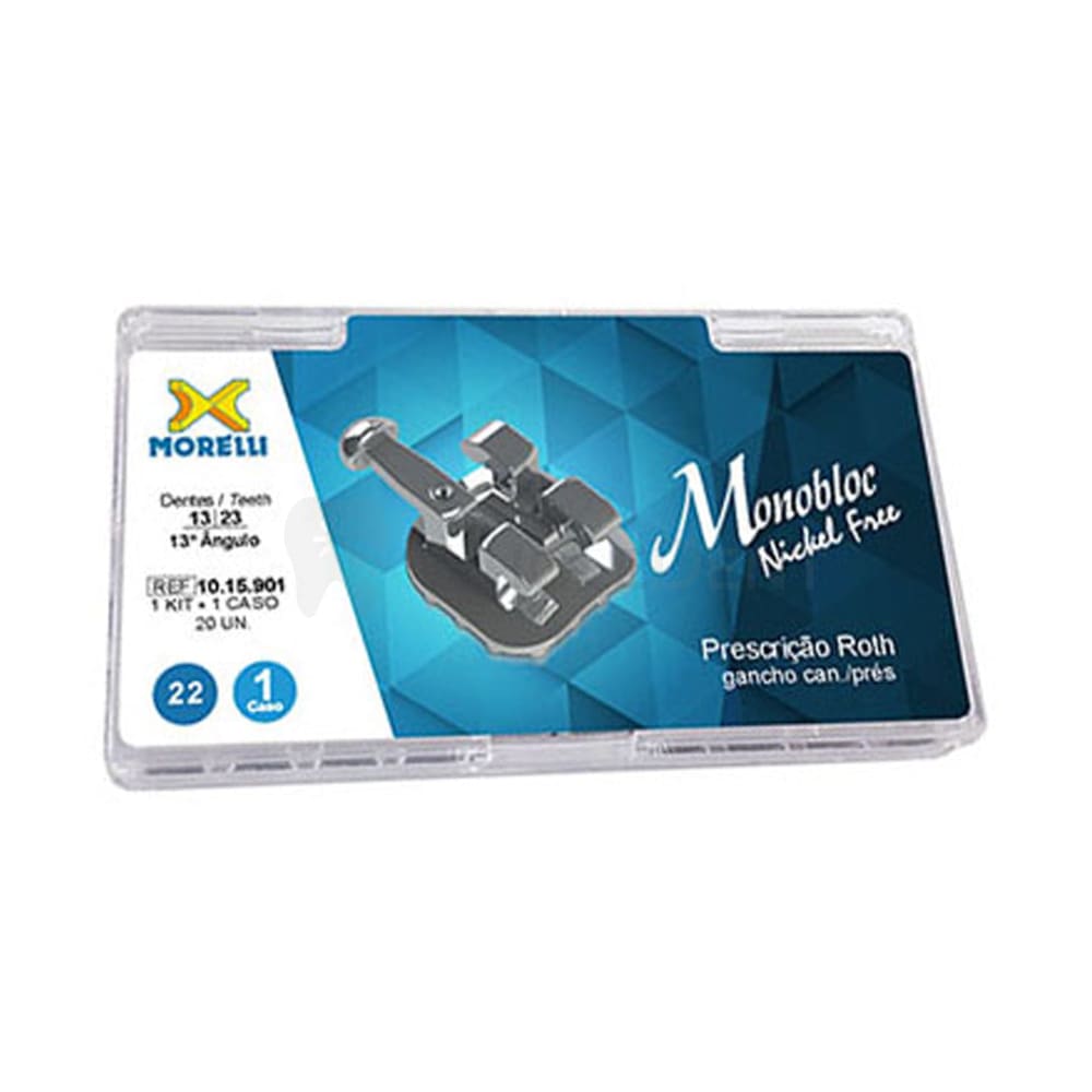 Morelli Monobloc Nickel Free Roth Prescription Brackets Kit – WholeDent